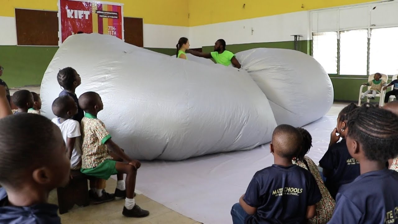 'Inflatables' was performed in Lagos Nigeria. Created in partnership ...