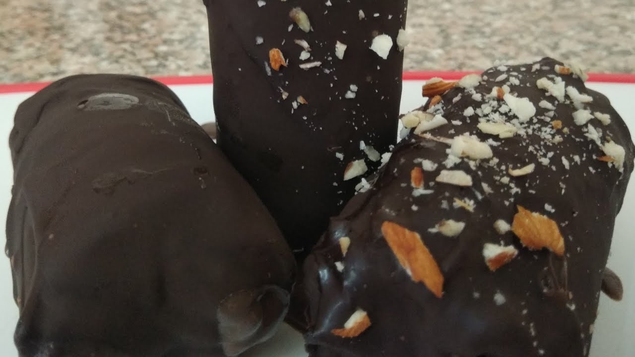 Double Chocolate Nutty Chocobar Recipe ... ( घर के सामान से बनाये ...