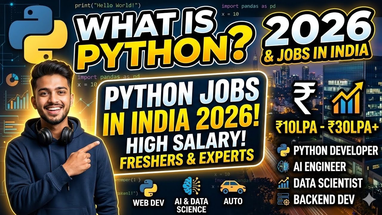 What is Python? Introduction to Python | Why Python | Where Python is ...