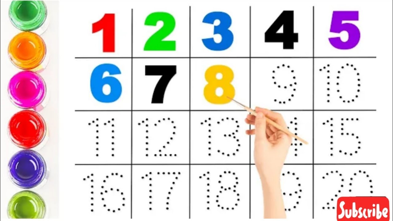 123 Numbers | Numbers concept Matching | #number #nurseryrhymes #kids # ...