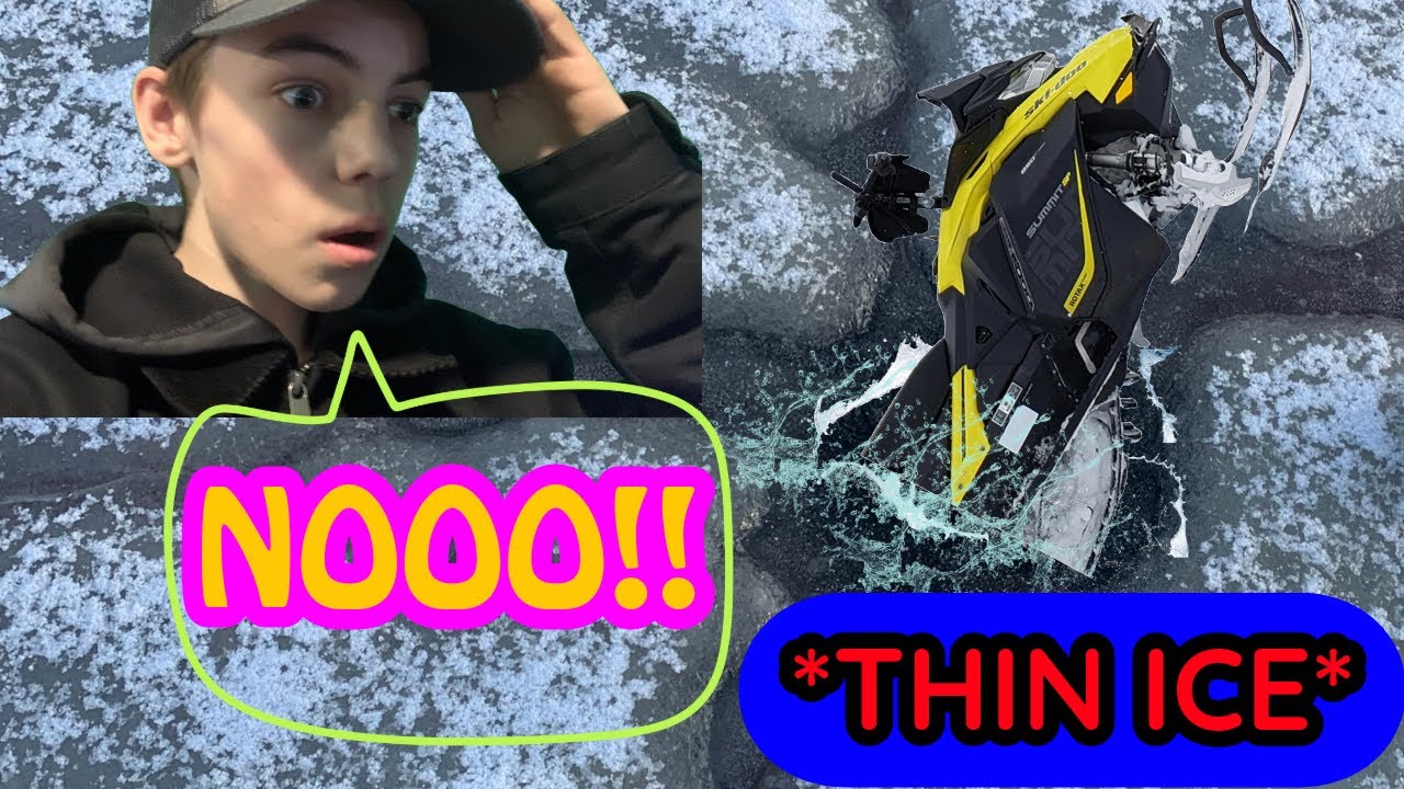 Tandem STUNT Carving on *THIN ICE* - YouTube