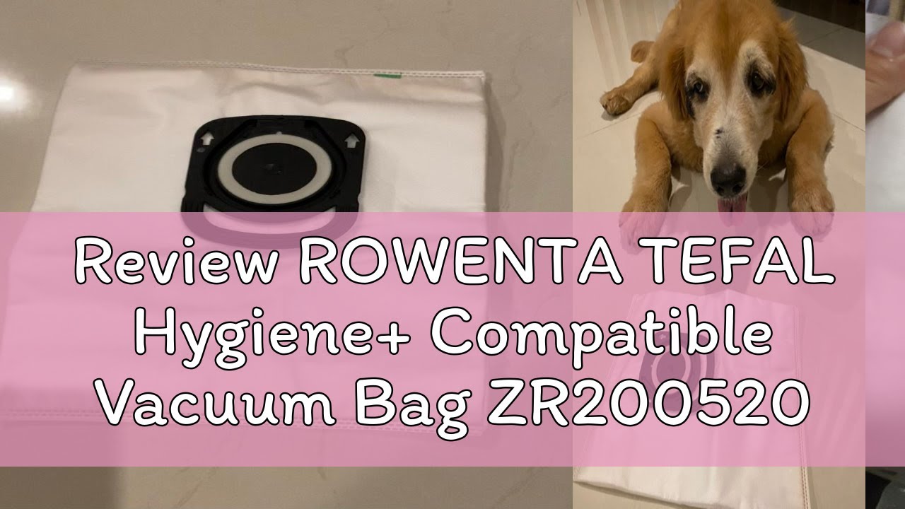 Review ROWENTA TEFAL Hygiene+ Compatible Vacuum Bag ZR200520 - Hepalife ...