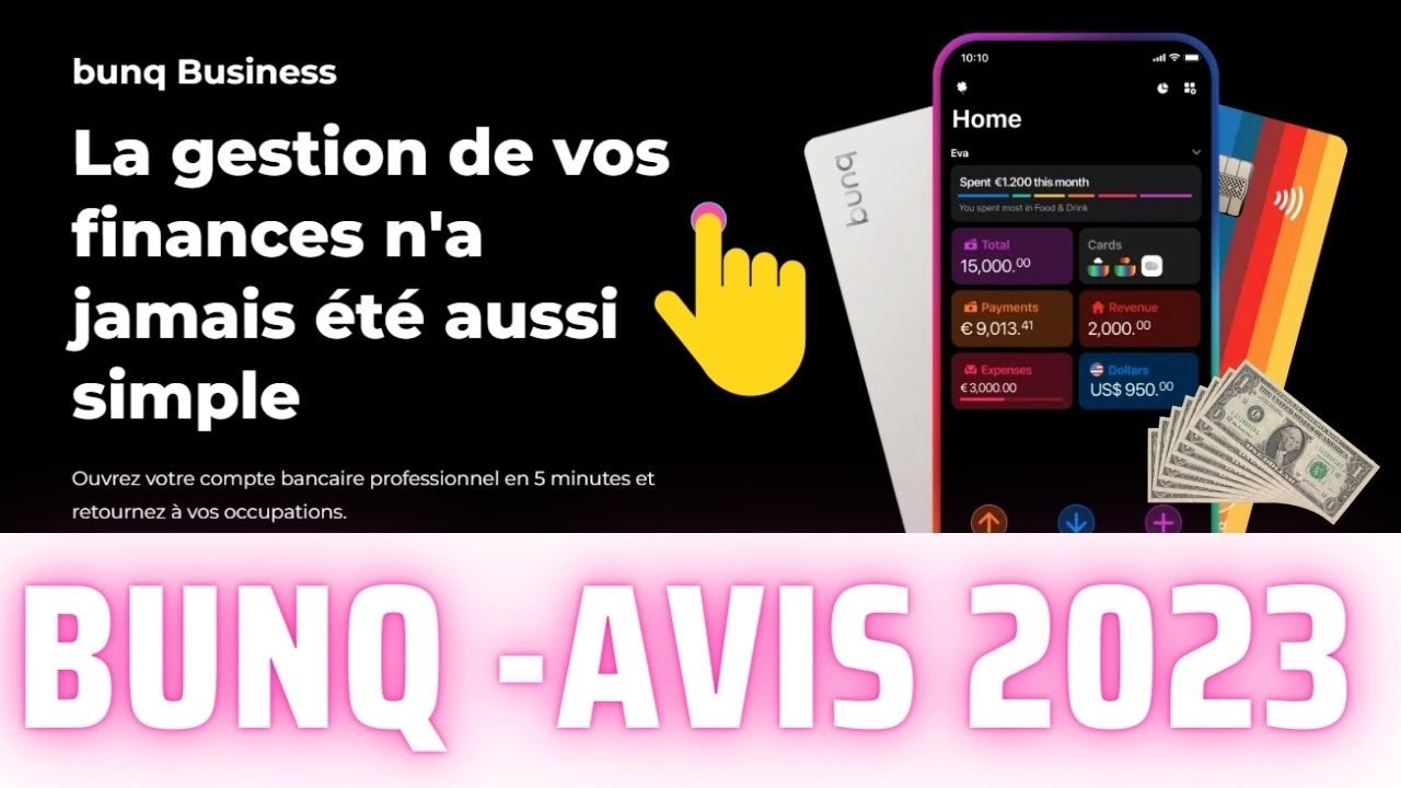 Bunq business LA banque des pros en 2023 - YouTube