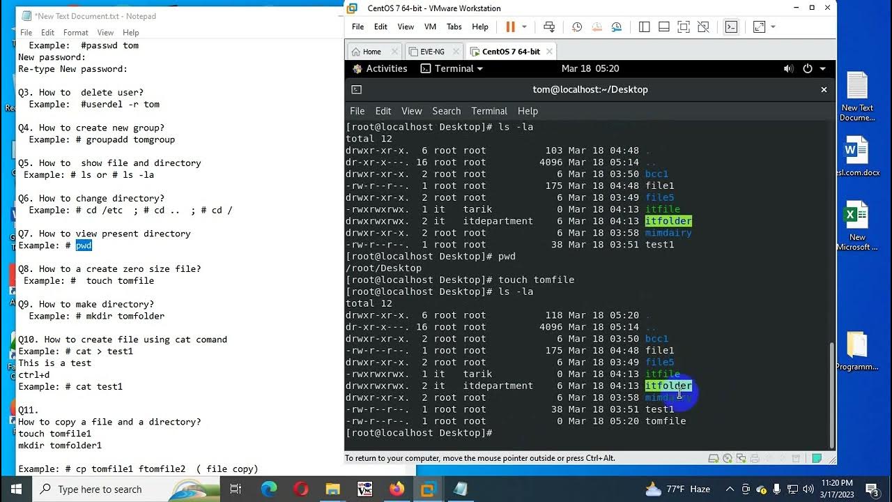 Linux Basic command tutorial 2023 - YouTube