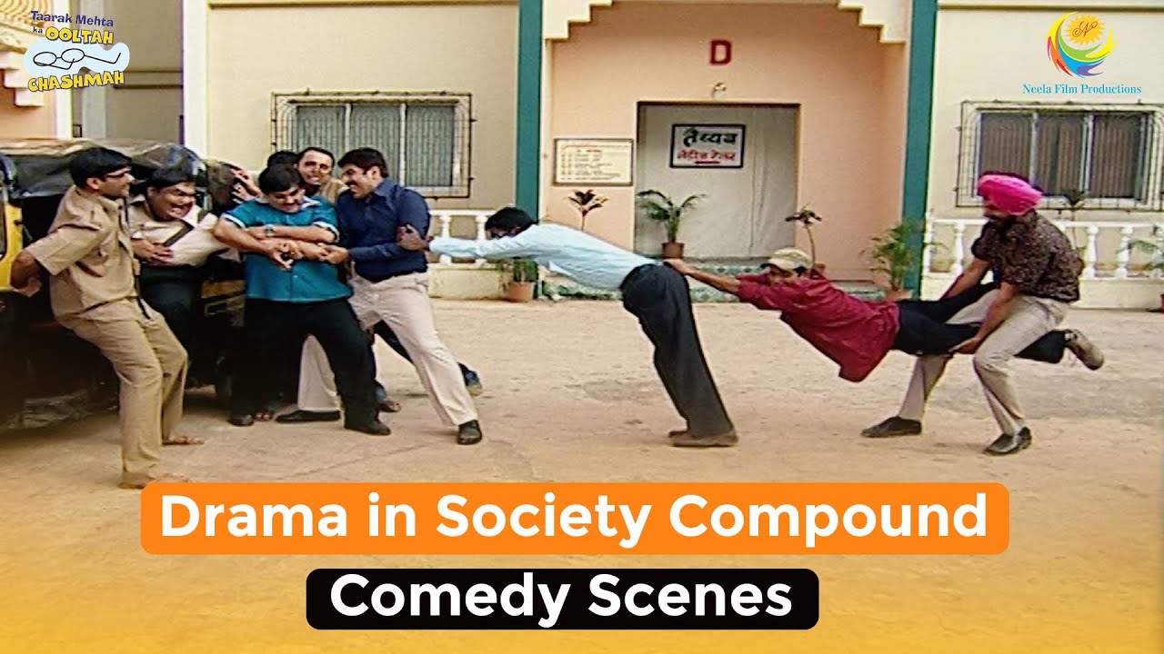 Drama in Society Compound! | Comedy Scenes | Taarak Mehta Ka Ooltah ...