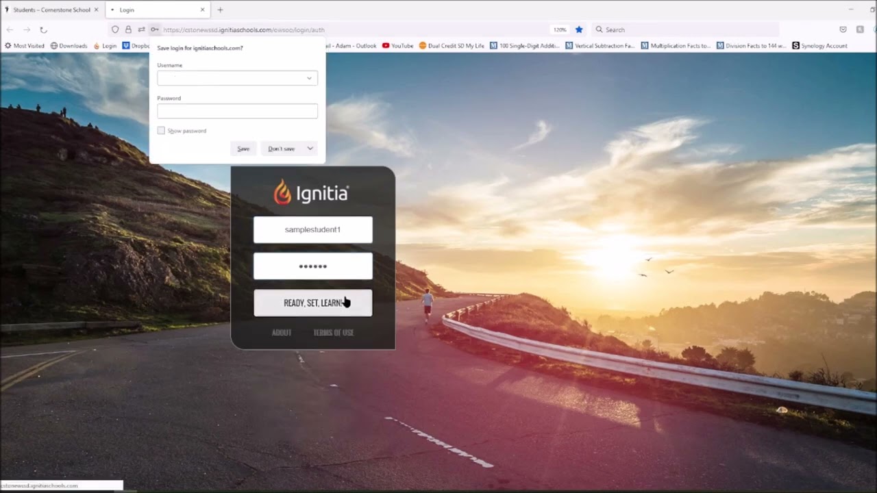 Ignitia Login Example - YouTube