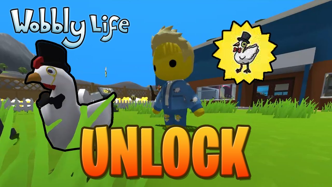 HOW TO UNLOCK: FANCY CHICKEN Pet *SECRET* | Wobbly Life 0.94 - YouTube