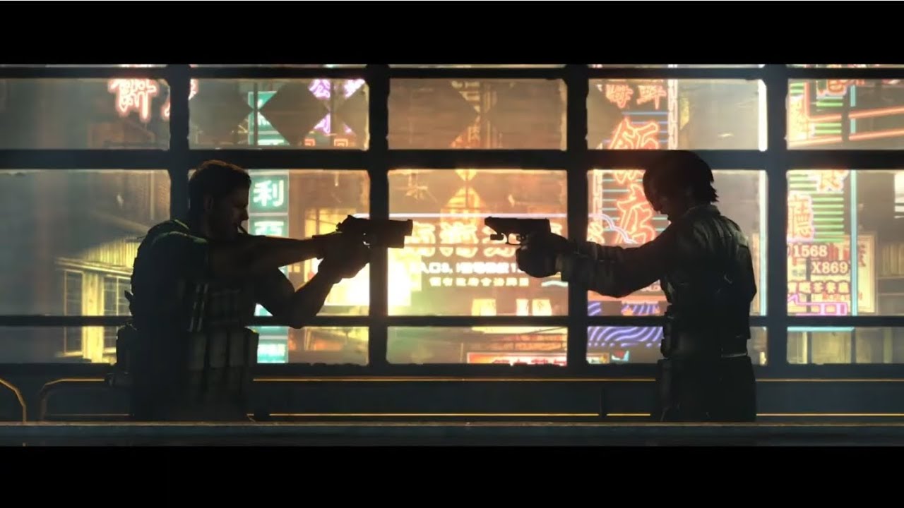 Resident Evil 6 Leon walkthrough Part 12 Leon vs. Chris - YouTube