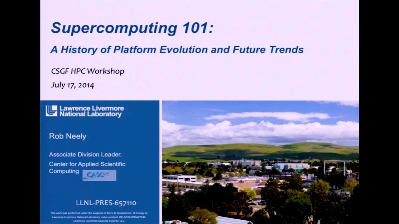 DOE CSGF 2014: Supercomputing 101: A History of Platform Evolution and ...