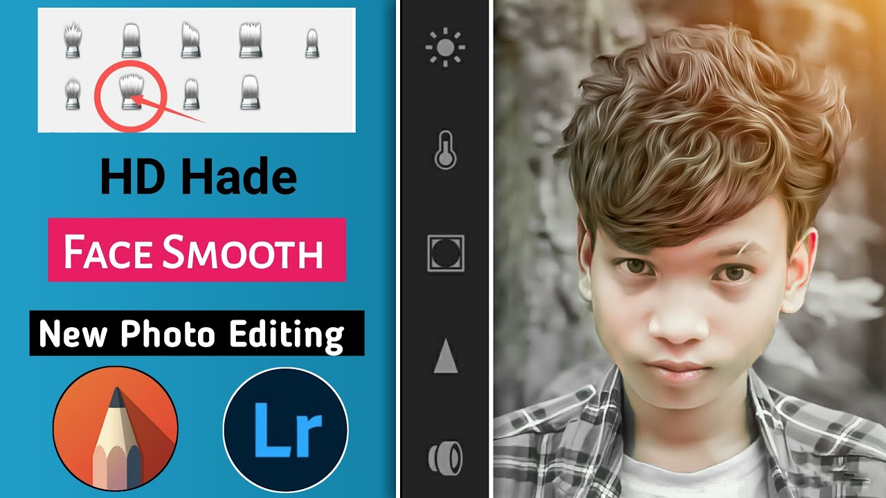 Face Smooth And Face White Lightroom Ma || Photo Editing Kaise kare n ...