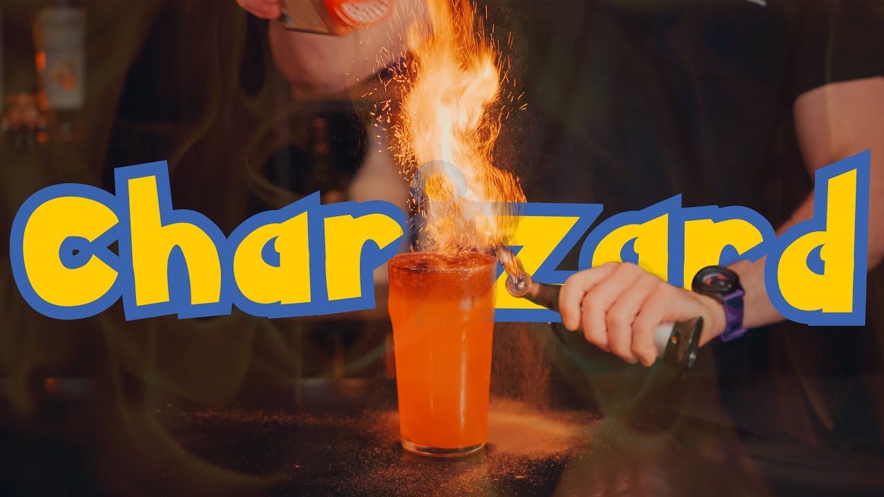 How To Make Charizard (Cocktail & Homemade Ginger Syrup Tutorial ...