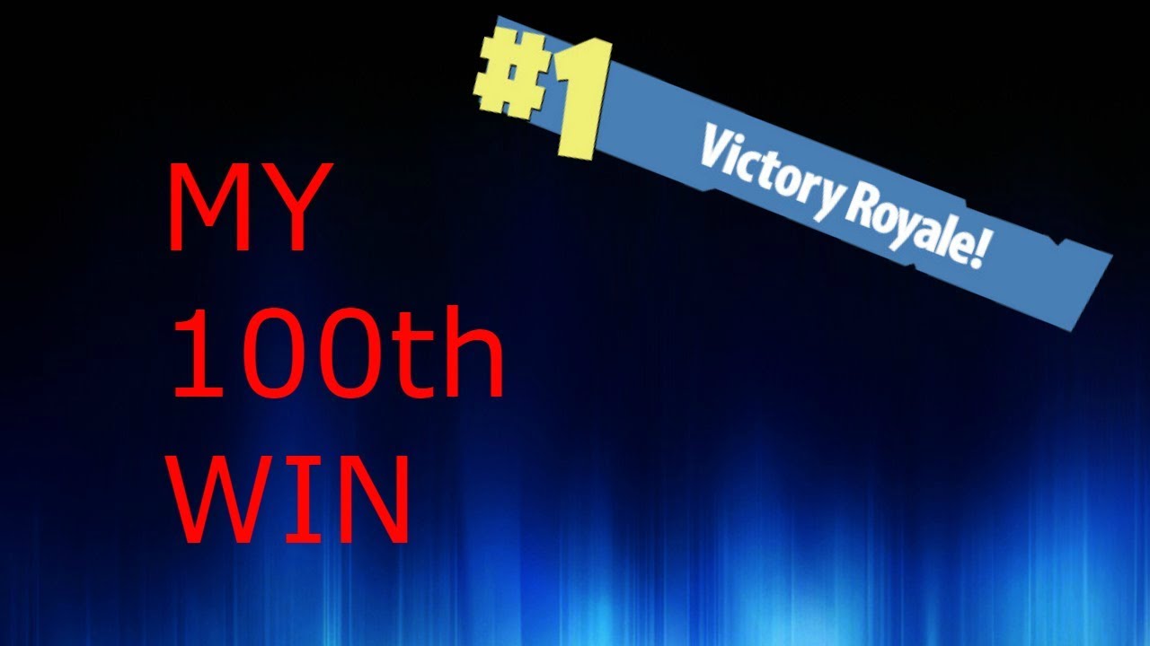 My 100th WIN!!!! (Squads Fortnite Gameplay) - YouTube