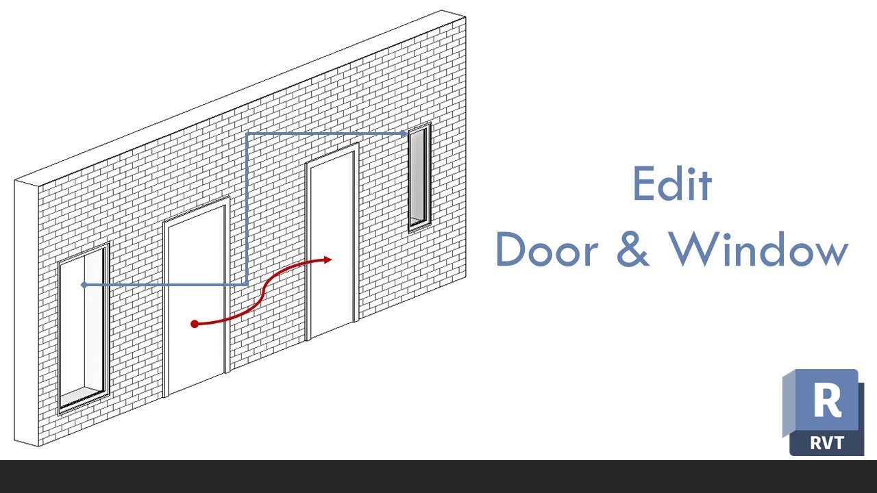 Edit Door and Window in Revit - YouTube