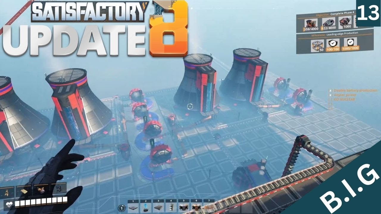 Satisfactory Update 8 Experimental - 15.000 MW Nuclear power - Ep.13 ...