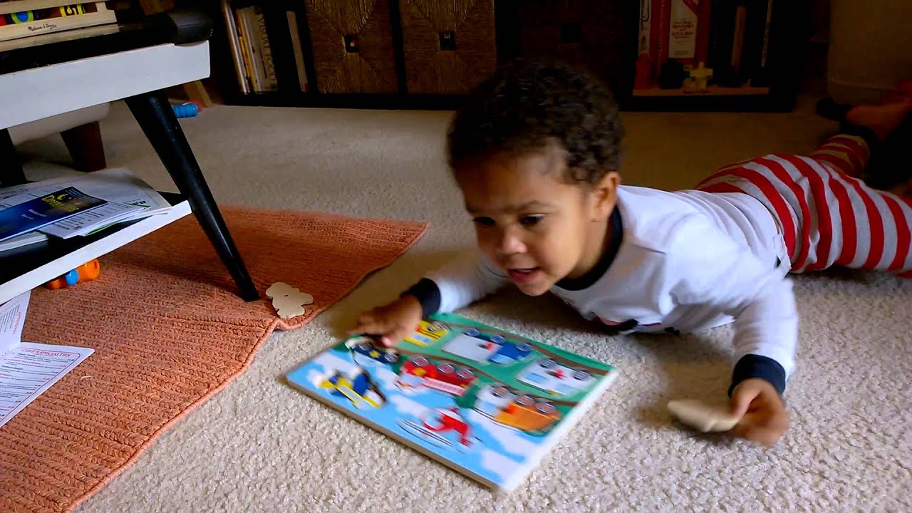 Toddler Playing With Puzzle YouTube Toddler Playing With Puzzle YouTube