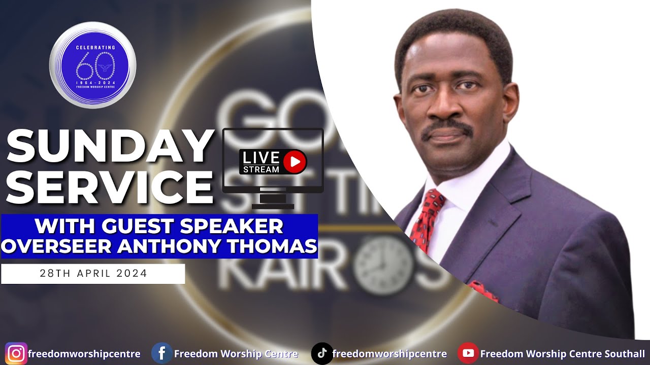 Sunday Service LIVE! With Special Guest Overseer Anthony Thomas ...