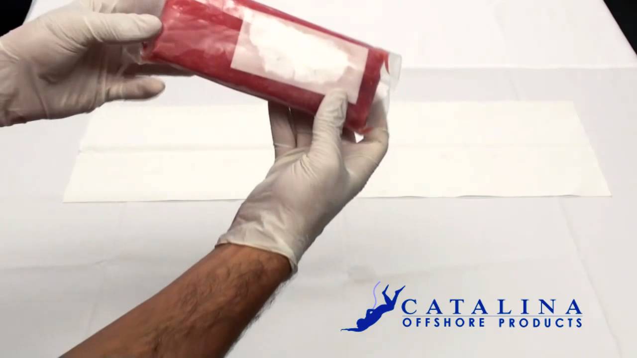 Frozen Sashimi Grade Yellowfin (Ahi) Tuna (Saku Block) - YouTube