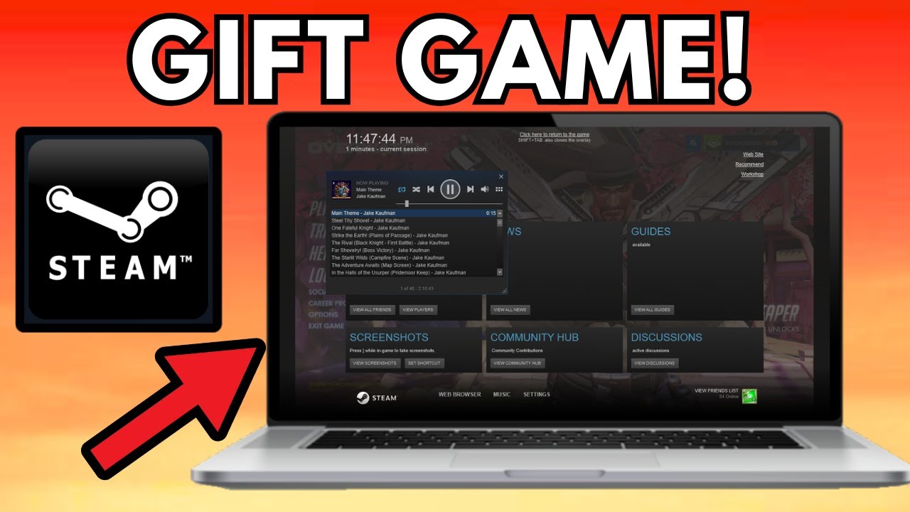 How To Gift Games On Steam - YouTube