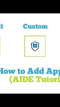 How to Add App Icon (AIDE Tutorial) - YouTube