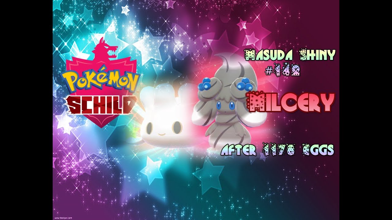 Shiny Milcery / Hokumil via Masuda Method after 1178 Eggs + Evolution ...