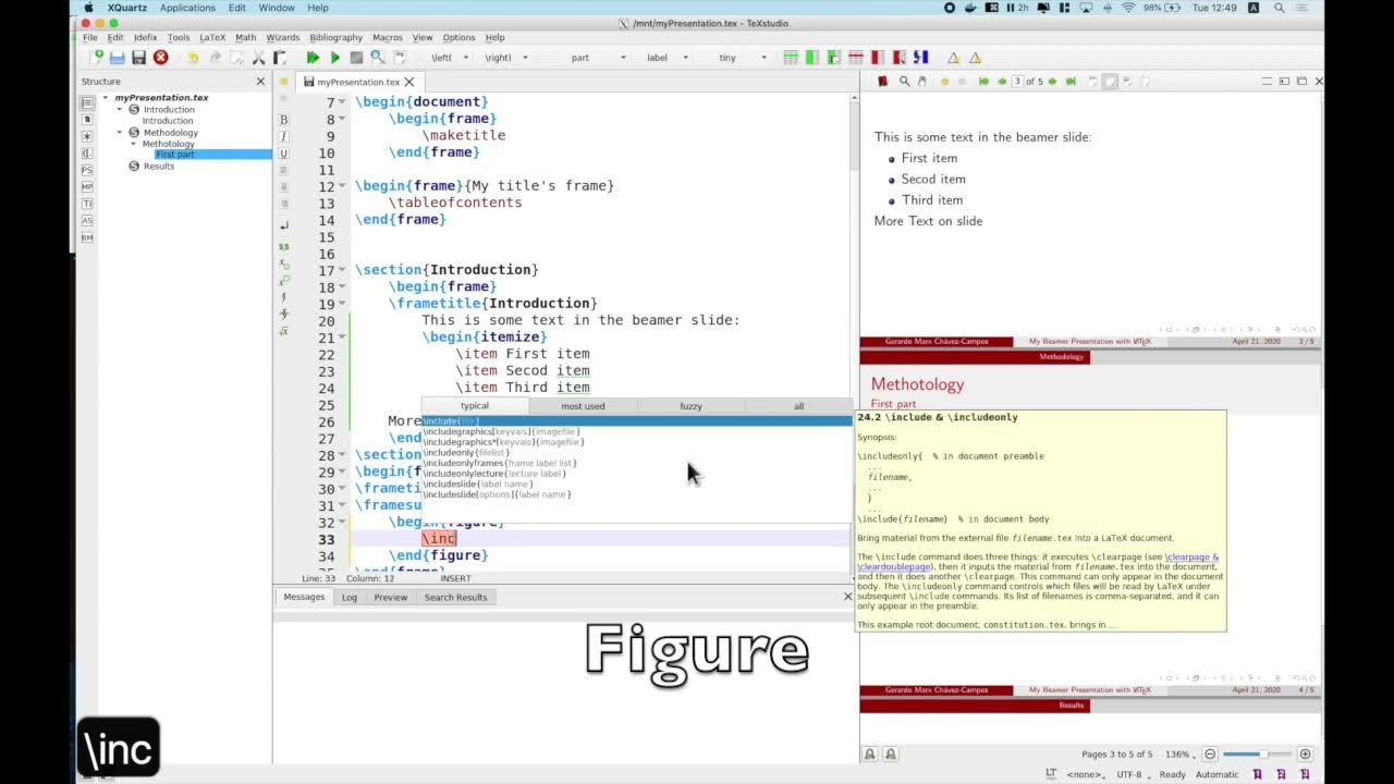 How to make Beamer presentations using LaTeX Part1 - YouTube