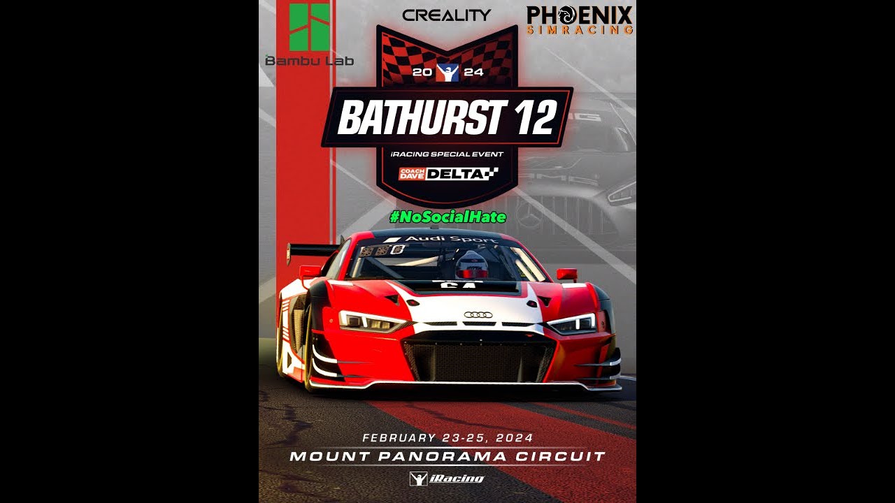 Phoenix Sim Racing does iRacings Bathurst 12hr special event. (Part2 ...