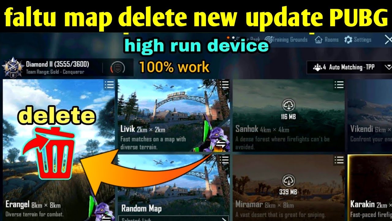 How To Delete Maps In Bgmi 2 0 Update How To Delete Map In Pubg Mobile how-to-delete-maps-in-bgmi-2-0-update-how-to-delete-map-in-pubg-mobile