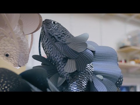 The art of paper fish. - YouTube