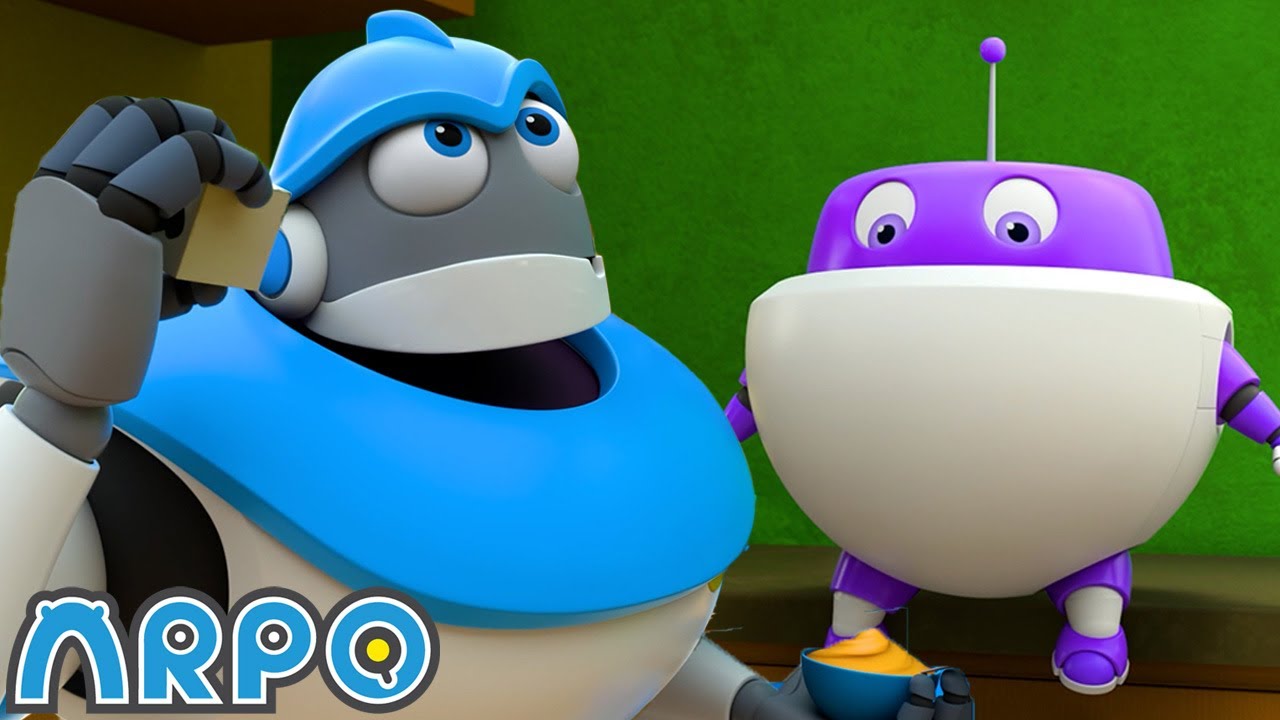 Tick Tock Bot 😱🤖 | ARPO the Robot | Funny Cartoons For Kids - YouTube