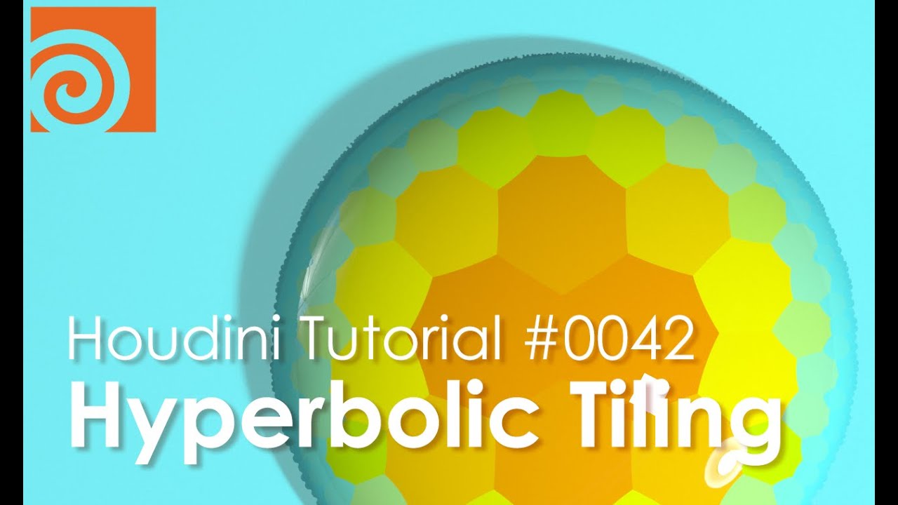 [Houdini Tutorial] 0042 Hyperbolic Tiling (Poincare disk tiling) - YouTube