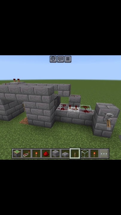 How to make 2x2 hidden door in minecraft 1.20 pe /bedrock - YouTube