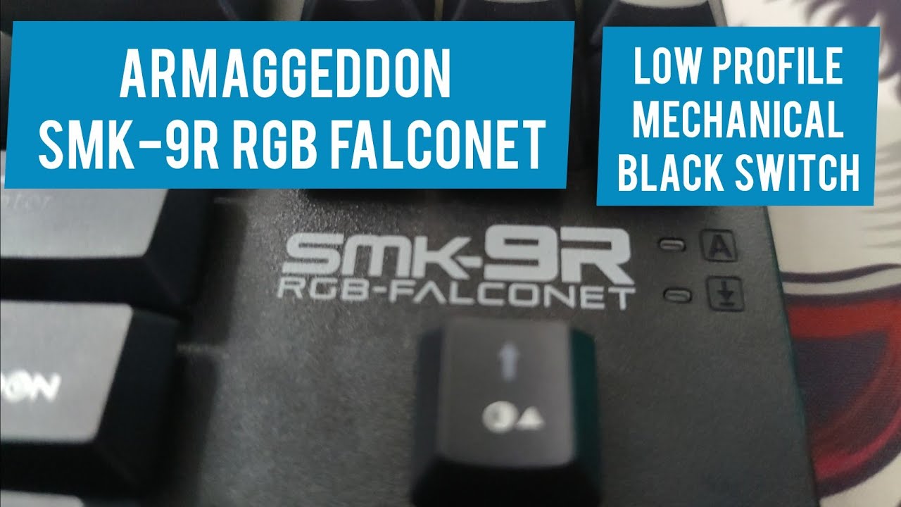 Armaggeddon SMK 9R RGB Falconet Low Profile Mechanical Keyboard Outemu ...