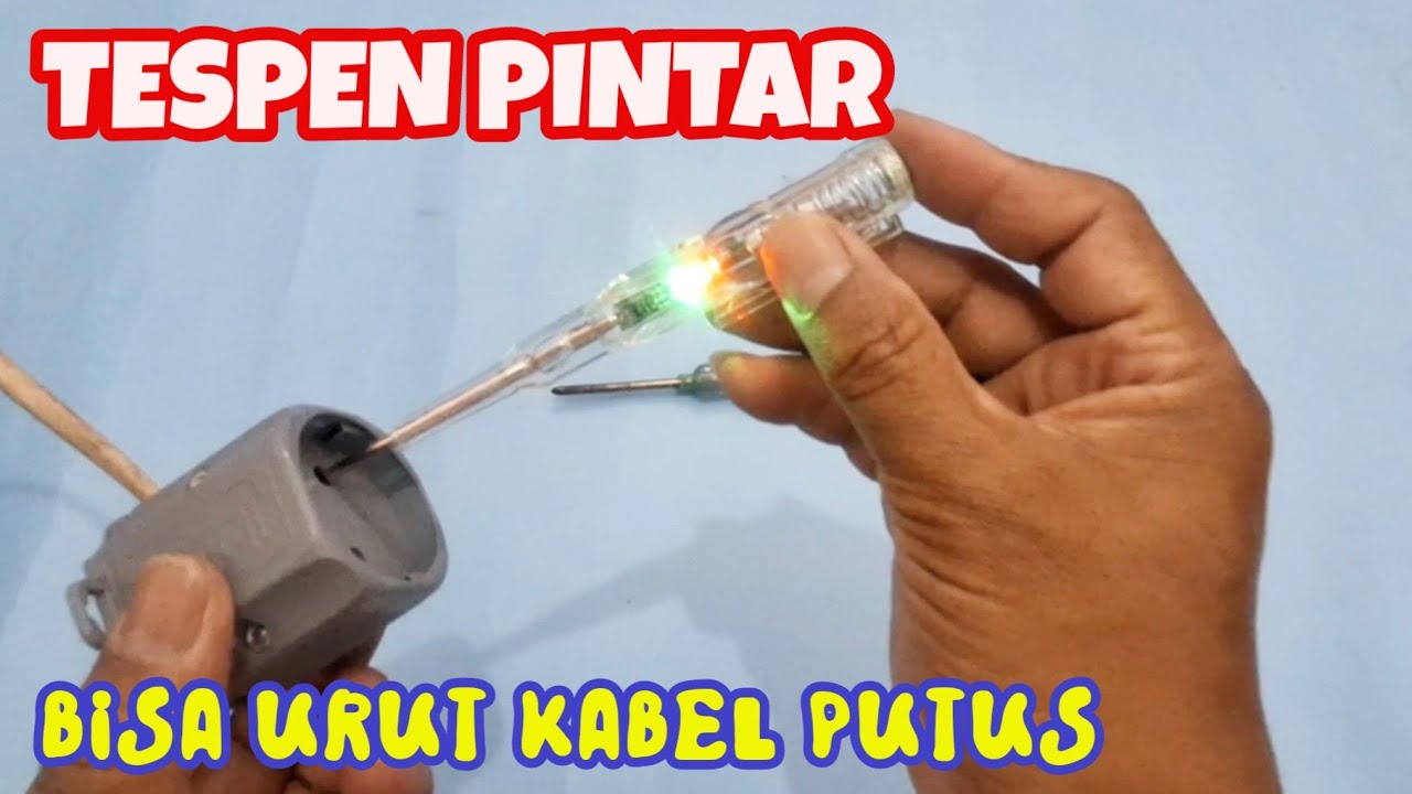 Cara Mudah Ngecek Kabel Putus #review #listrik - YouTube