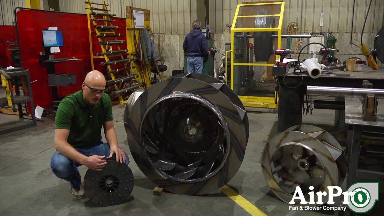 Radial Fan Wheel Pressure Blower - YouTube