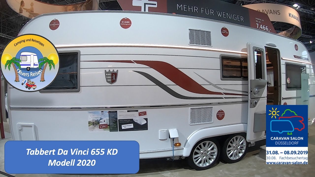 Tabbert Da Vinci 655 KD Finest Edition Roomtour #Caravansalon 2019 ...