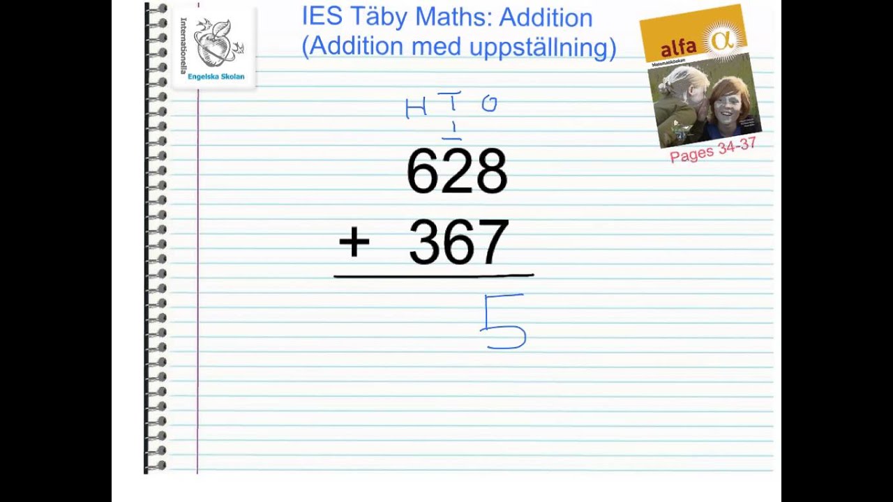 Addition Vertical Method Youtube