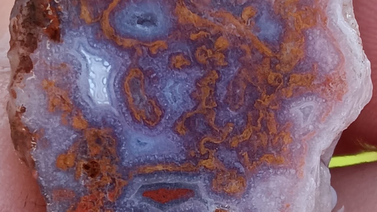 @AZFortificationAgates Slabs a Killer AZ Purple Moss Agate - YouTube