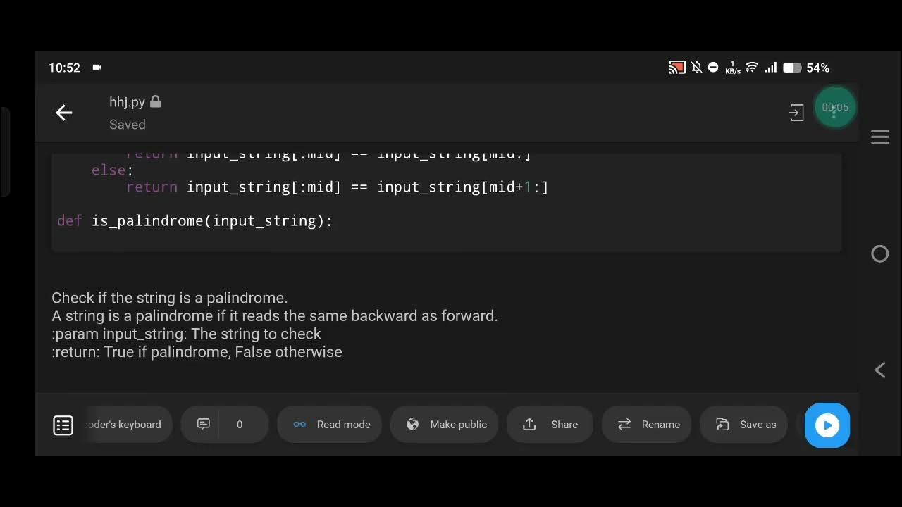Python | Check if a String is Symmetrical or Palindrome - YouTube