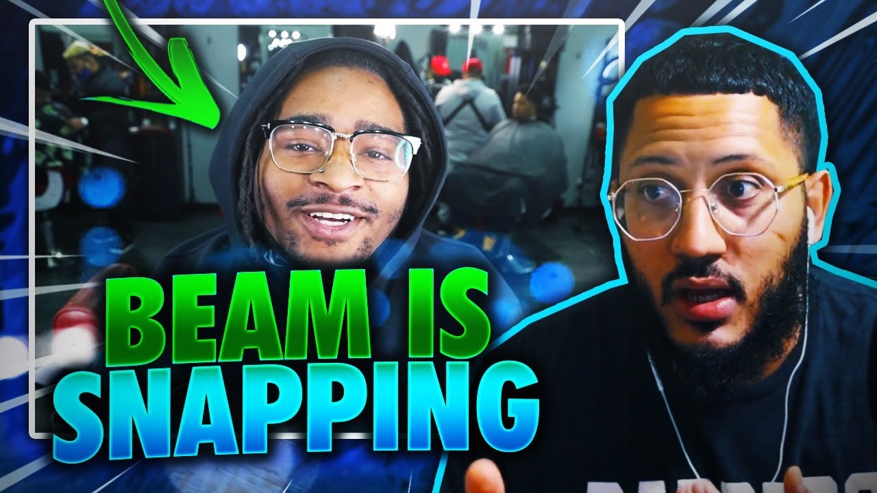 Get Beamed RAW HAIRCUT CHALLENGE REACTION! - YouTube