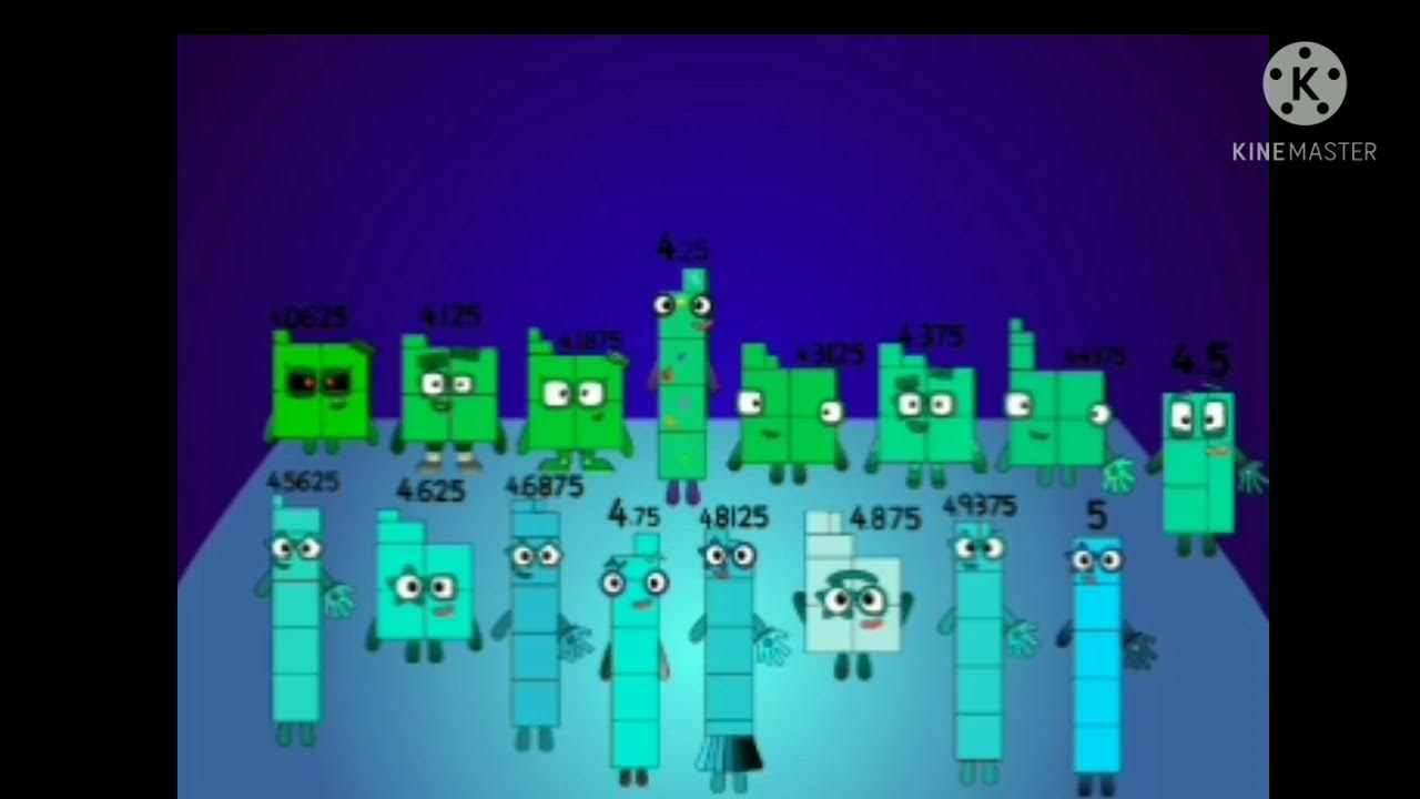 Numberblocks Band Sixteenths 4.0625-5 - YouTube
