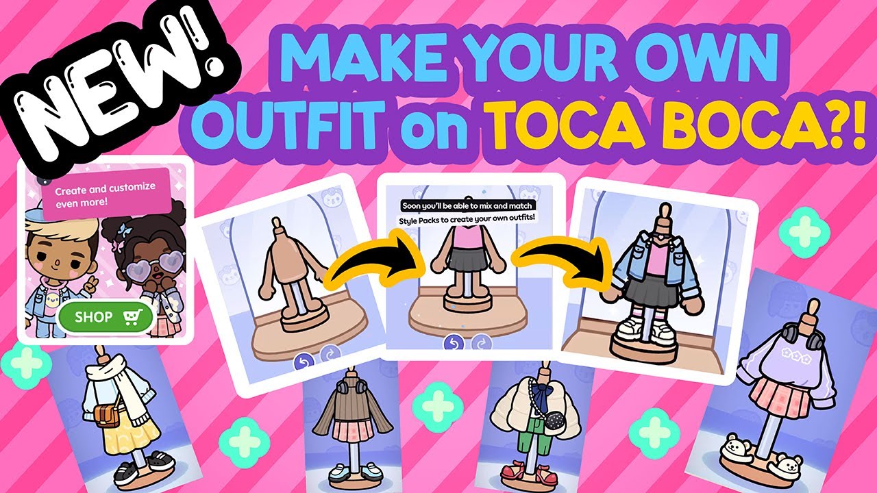 BEST NEW UPDATE OUTFIT DESIGNER in TOCA BOCA WORLD Home Ideas - YouTube
