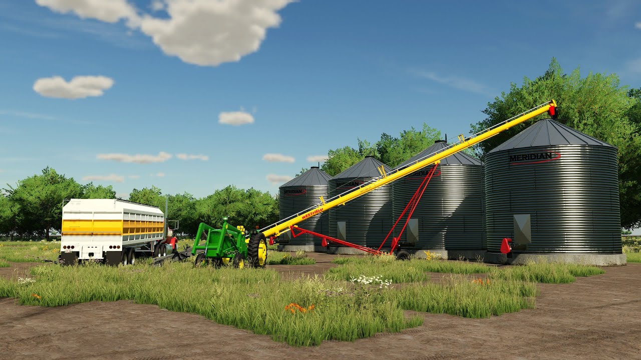 Morris, Manitoba FS22: A Bit More Harvesting - YouTube