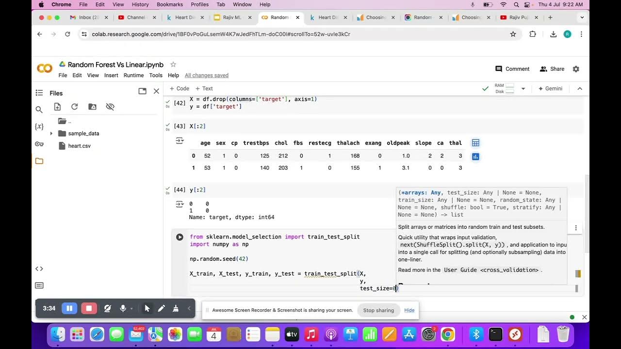 3. Machine Learning Classification - Random Forest Classifier, Linear SVC - YouTube