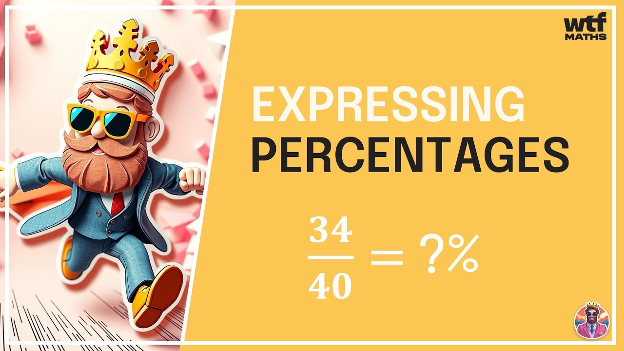 Expressing percentages - YouTube