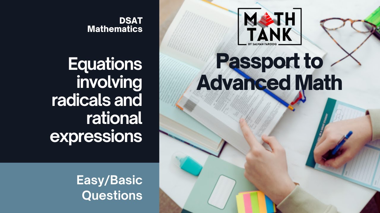 DSAT Mathematics | Equations with Radicals | Easy - YouTube