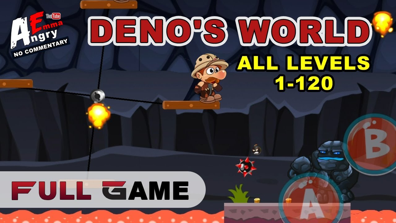 Deno's World - FULL GAME (all levels 1-120) Android Gameplay - YouTube