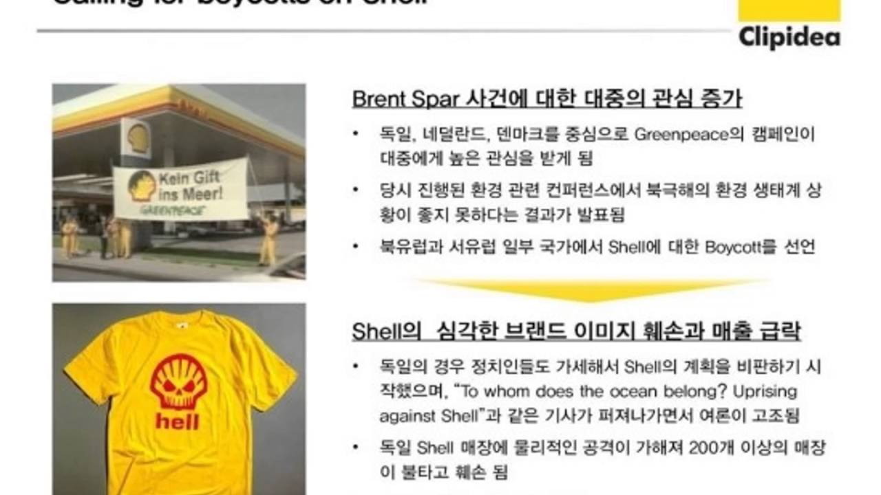 What is a good Company? (Shell VS GreenPeace) - Shell Brent Spar 사례 ...