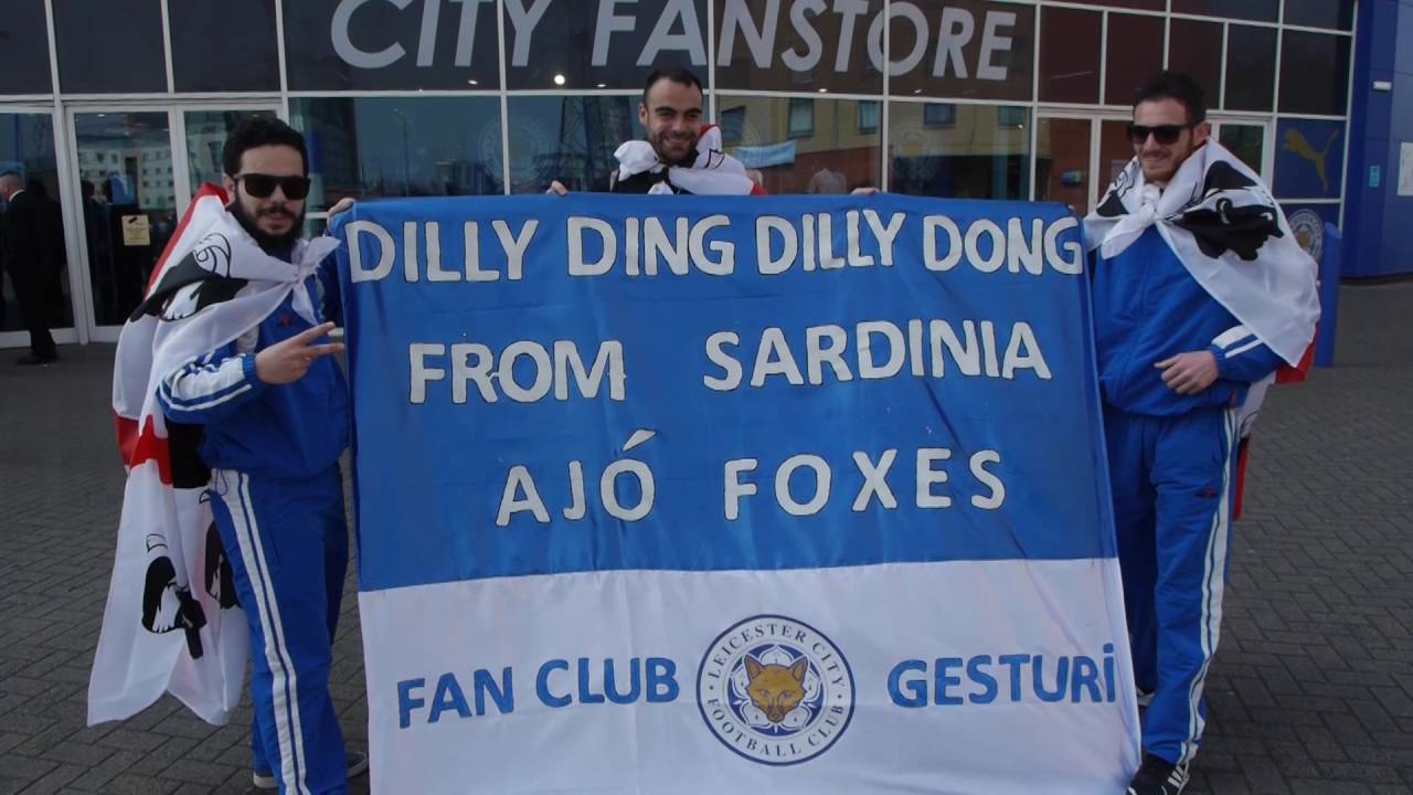 LCFC fans partying before Foxes crowned PL Champions - YouTube