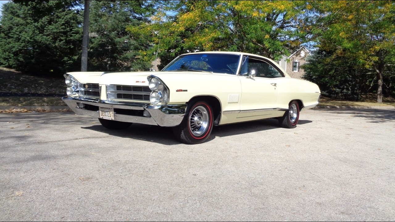 2 + 2 = GO ! 1965 Pontiac 2+2 421 CI V8 Tri-Power in Yellow & Ride - My ...