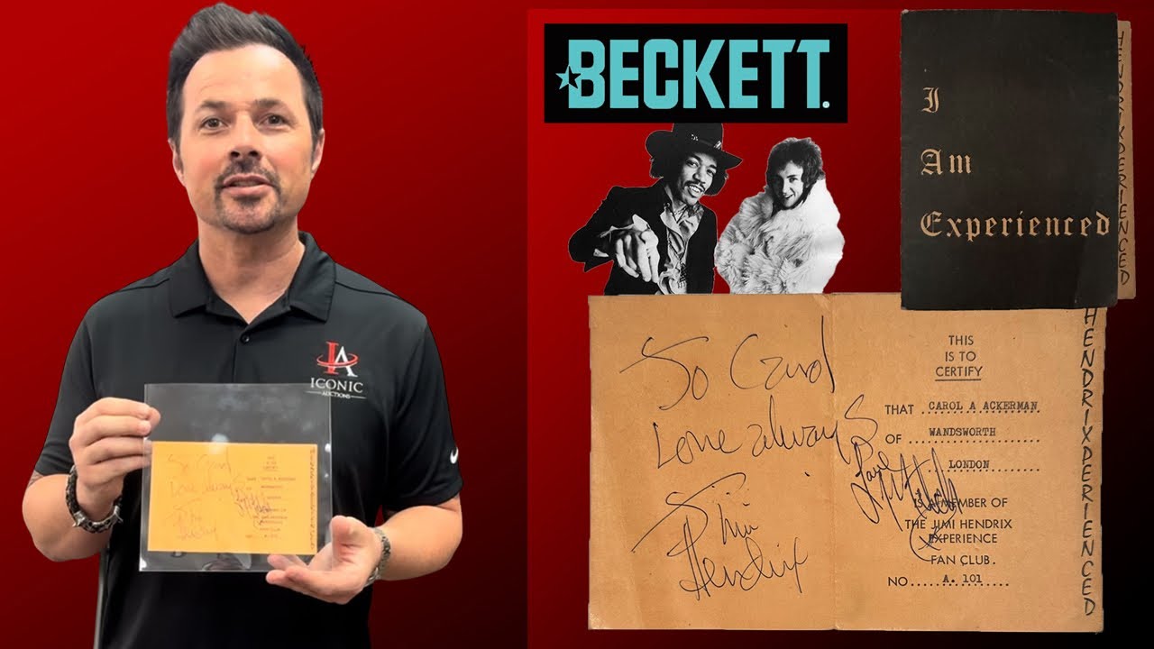 Jimi Hendrix & Mitch Mitchell Signed 1967 Hendrix Experience Fan Club ...